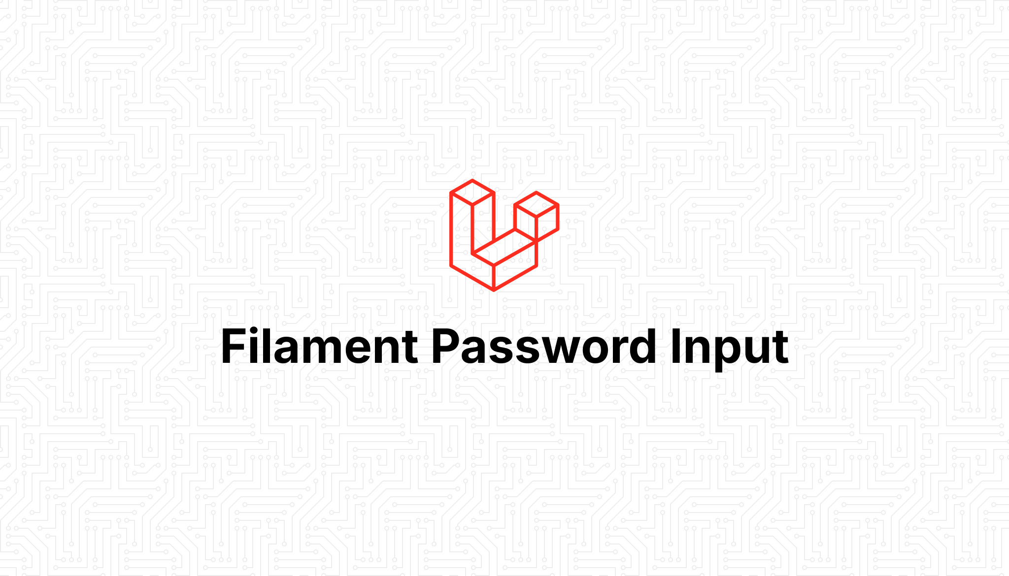 Password Input by Randall Wilk - Filament