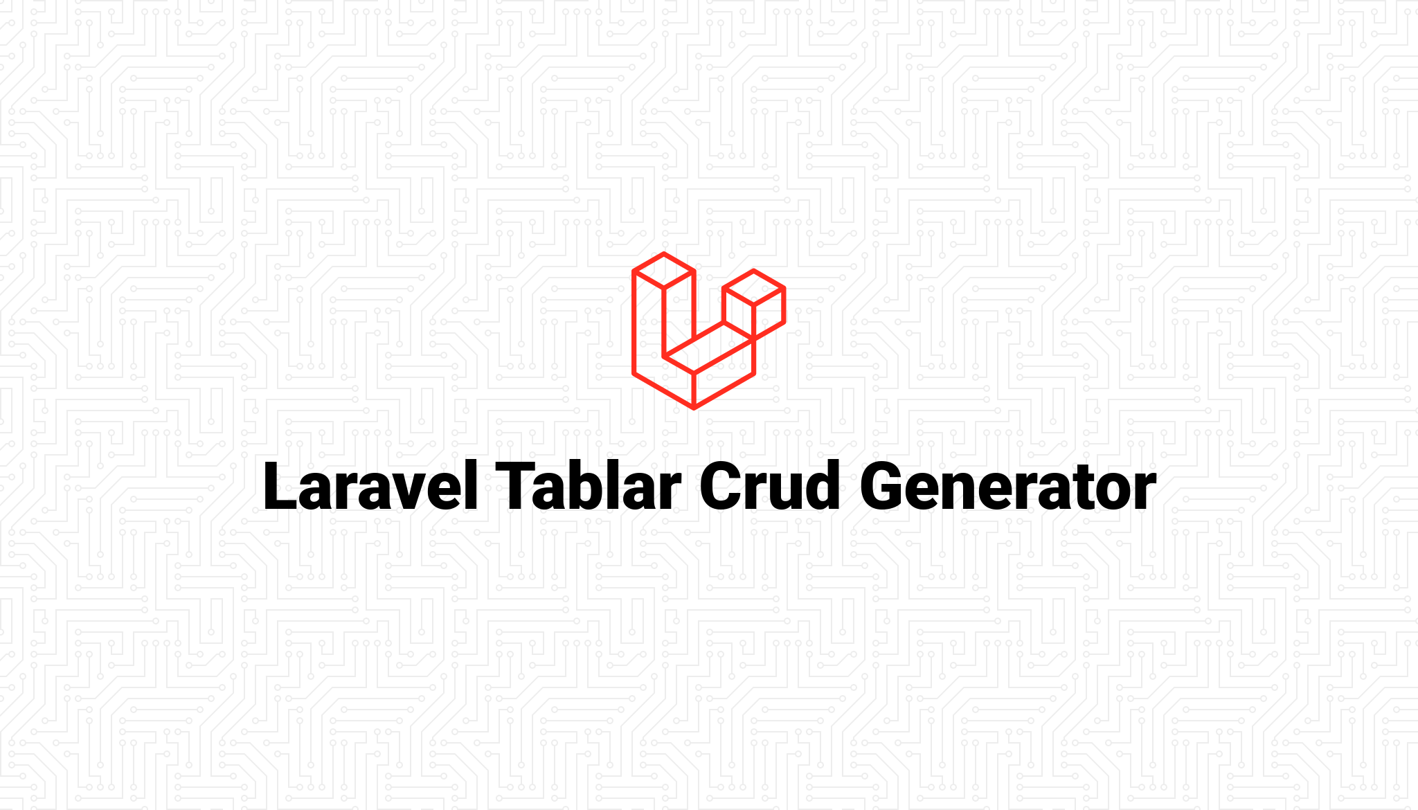GitHub - takielias/tablar-crud-generator: Simple CRUD generator Based ...